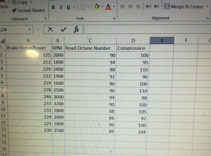 Solved The brake horsepower developed by an automobile | Chegg.com