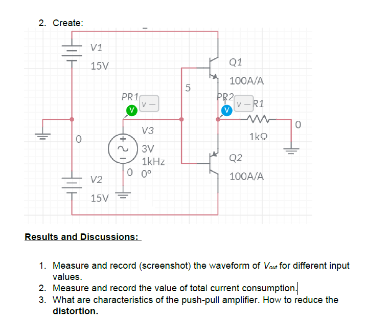 Solved Results and Discussions: 1. Measure and record | Chegg.com