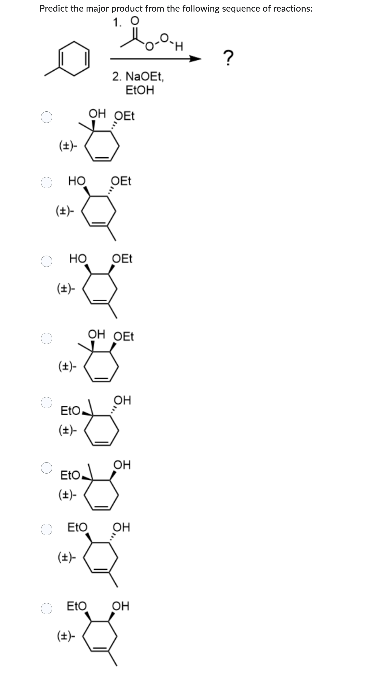 Solved Predict the major product from the following sequence | Chegg.com