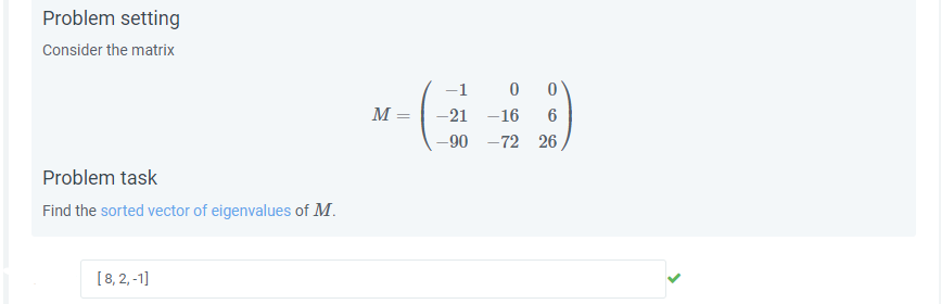 Solved Problem setting Consider the matrix | Chegg.com