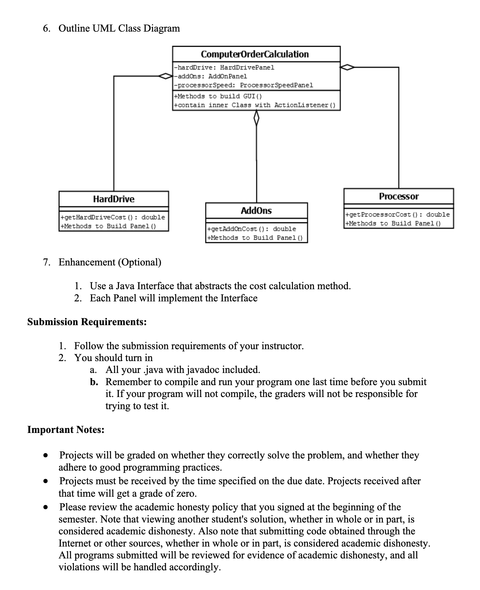 Solved Project Requirements:1. Develop a project that | Chegg.com