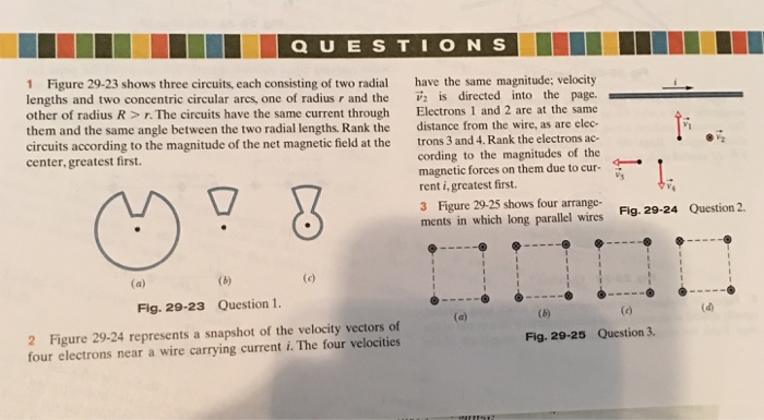 Solved Figure 29-23 shows three circuits, each consisting of | Chegg.com