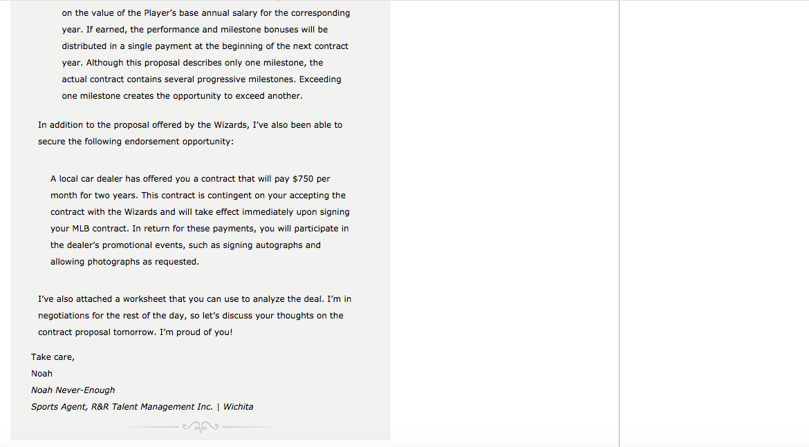 Solved Contract Evaluation Worksheet Complete the | Chegg.com