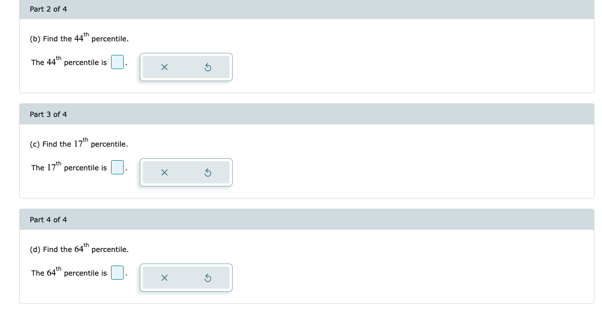 Solved For the data set Part 1 of 4 (a) Find the 76th | Chegg.com