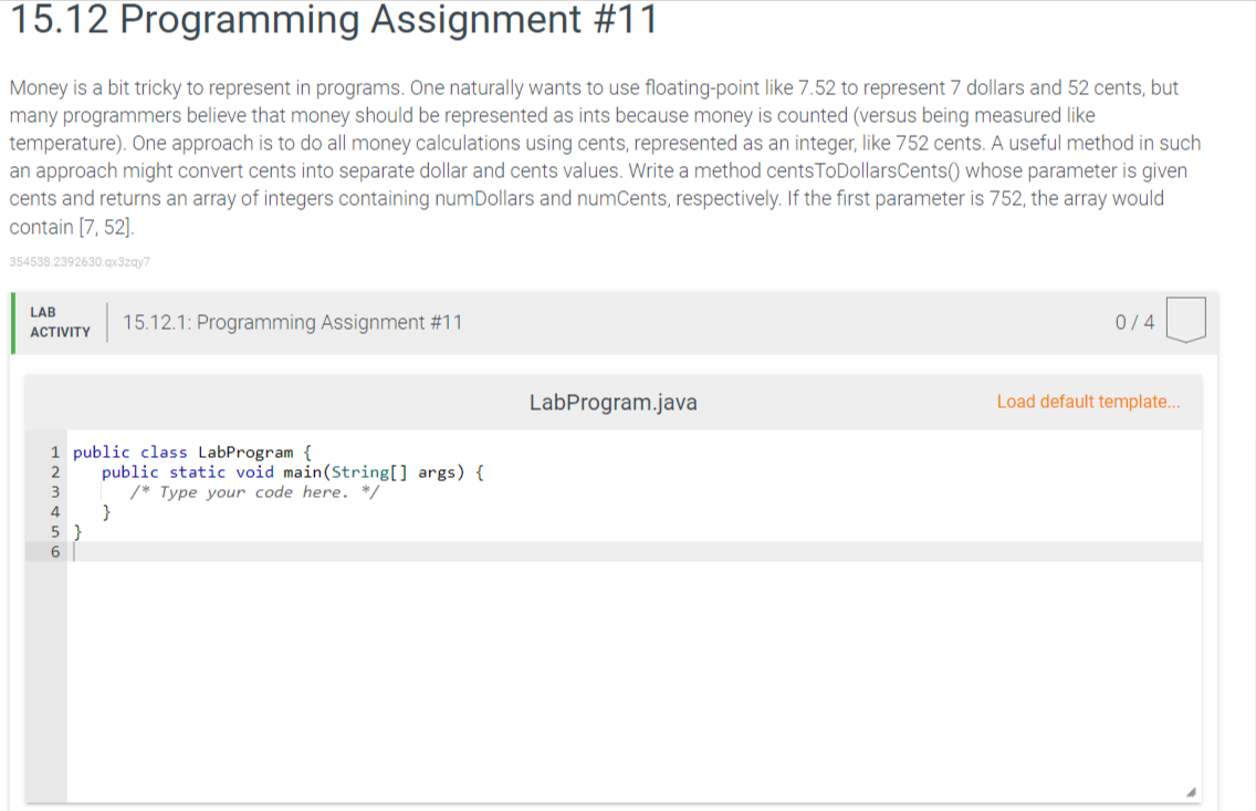 Solved 1512 Programming Assignment 11 Money Is A Bit 