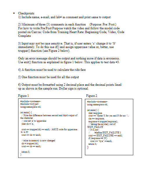 Solved Write a C++ program to simulate uber's method of | Chegg.com