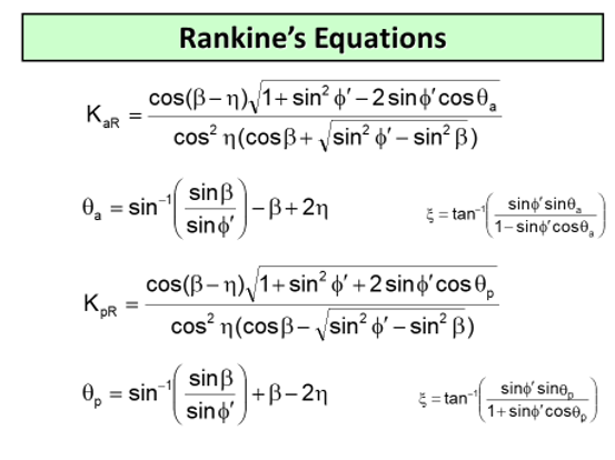 Solved According to the Rankine's general equations, | Chegg.com