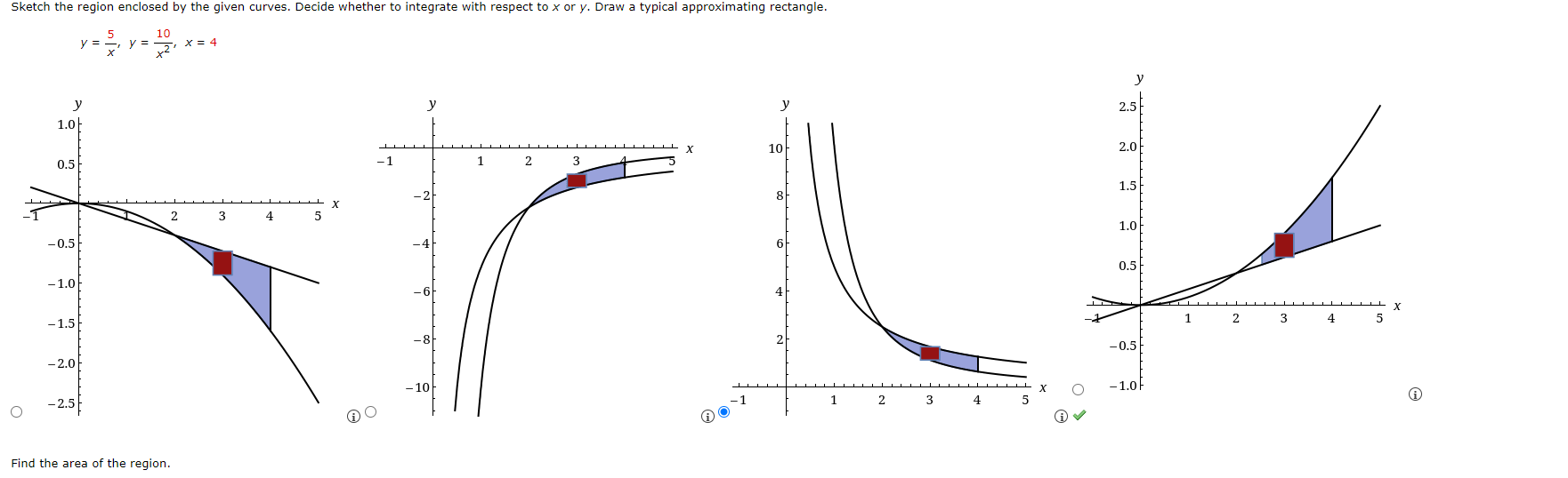Solved Sketch the region enclosed by the given curves. | Chegg.com