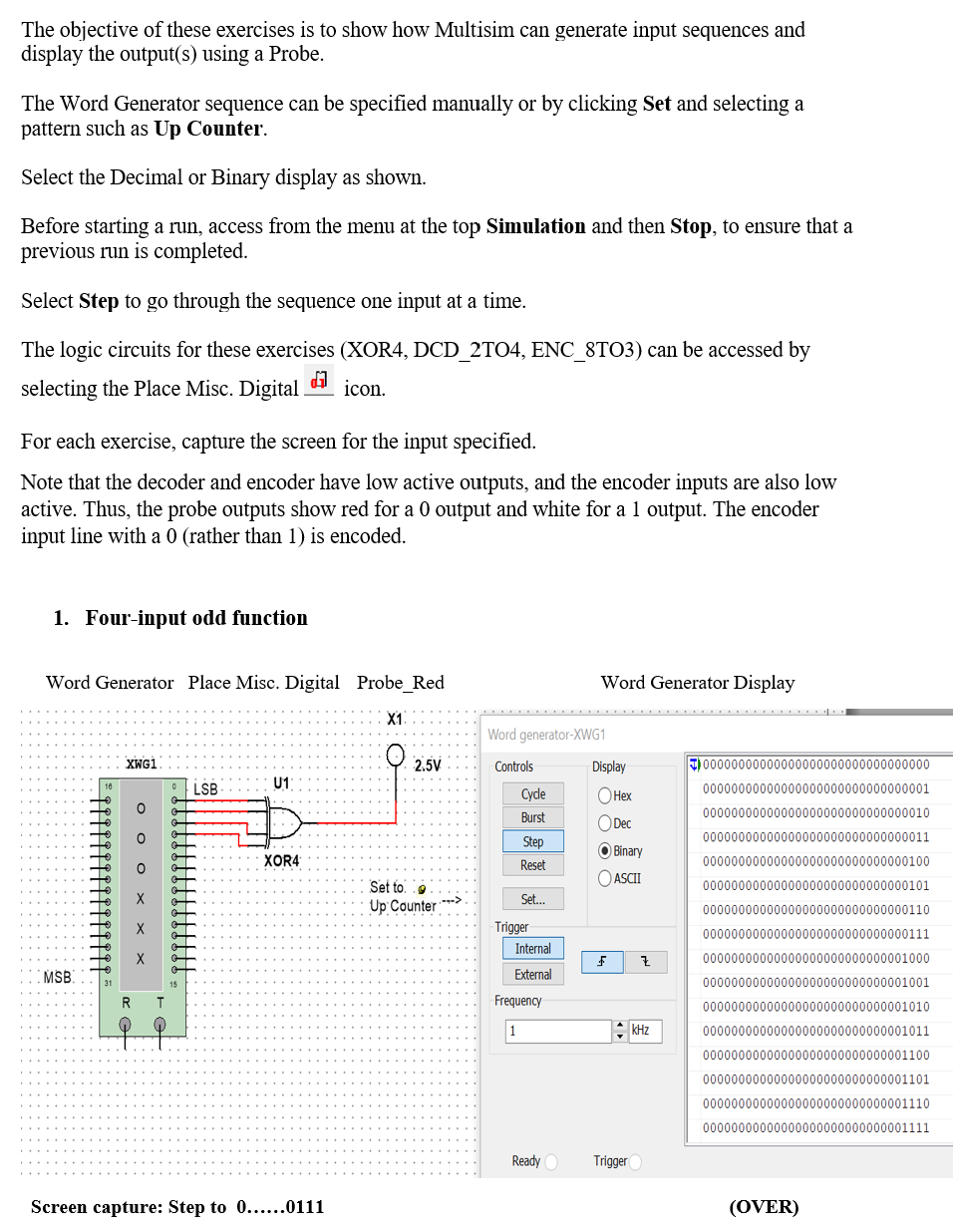 The objective of these exercises is to show how | Chegg.com