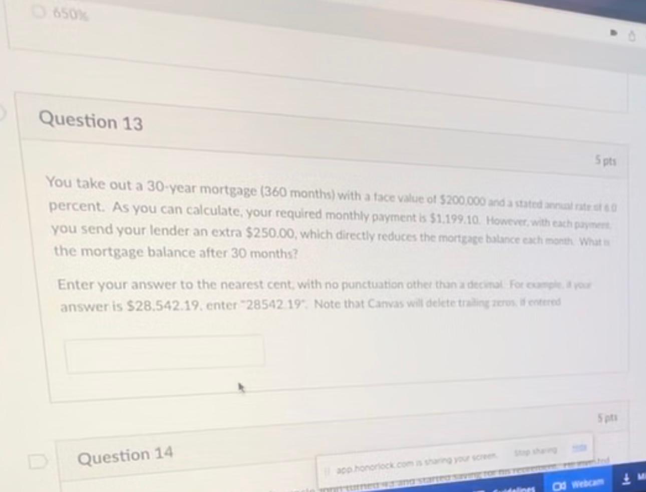 Solved You take out a 30-year mortgage (360 months) with a | Chegg.com