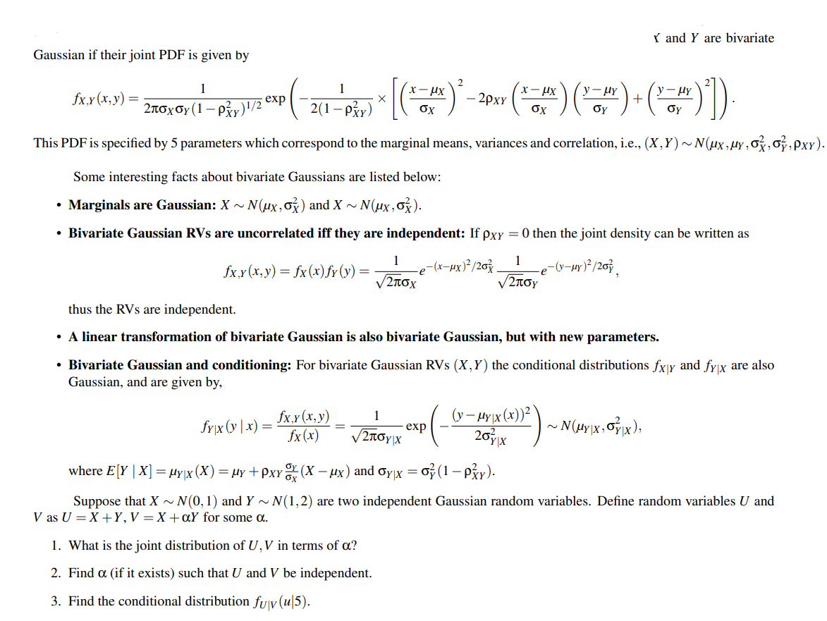 Solved X and Y are bivariate Gaussian if their joint PDF is | Chegg.com