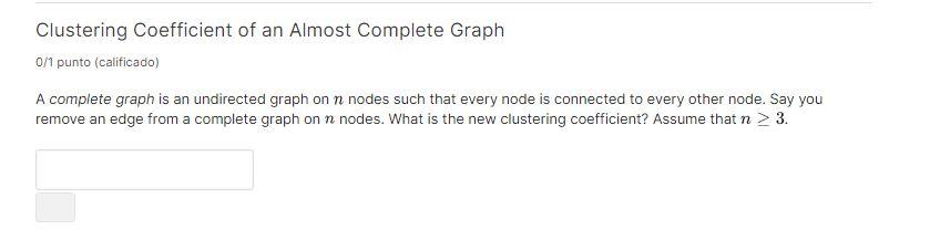 Solved Triangle Density and Clustering Coefficient The | Chegg.com