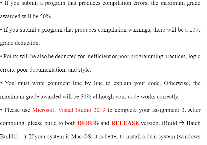 Solved Problem Statement: Create a program with four | Chegg.com