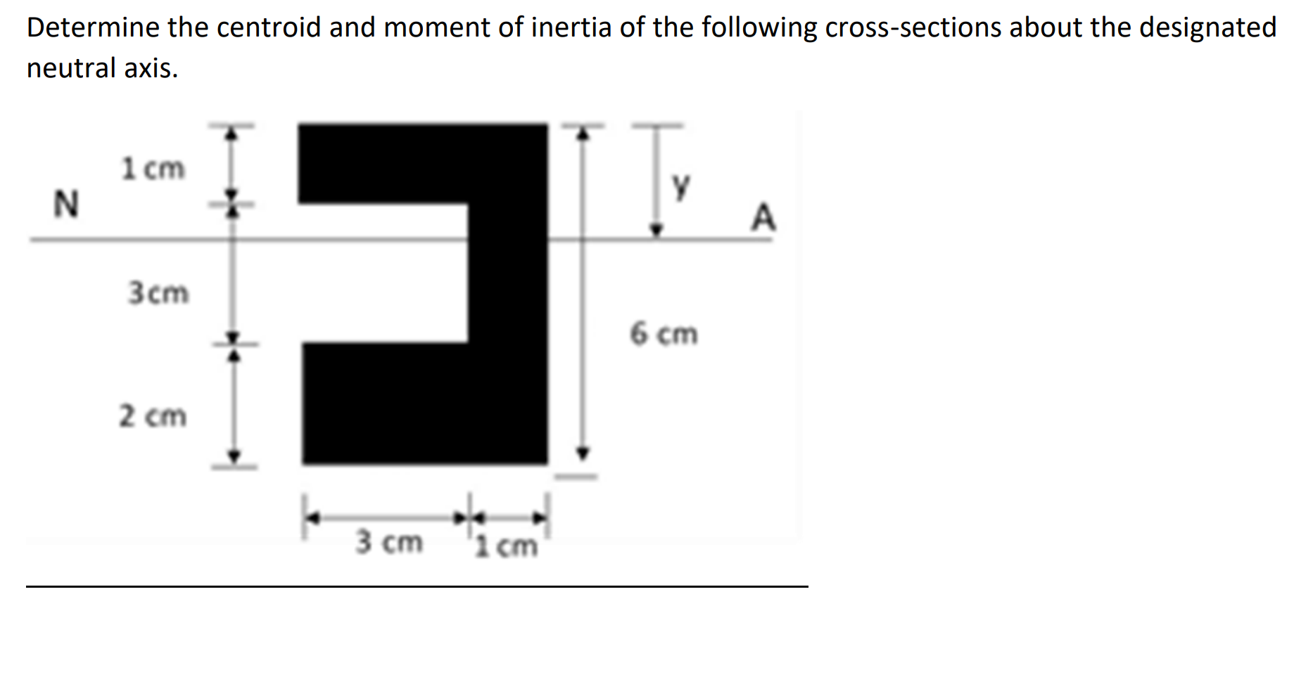 Solved Determine the centroid and moment of inertia of the | Chegg.com