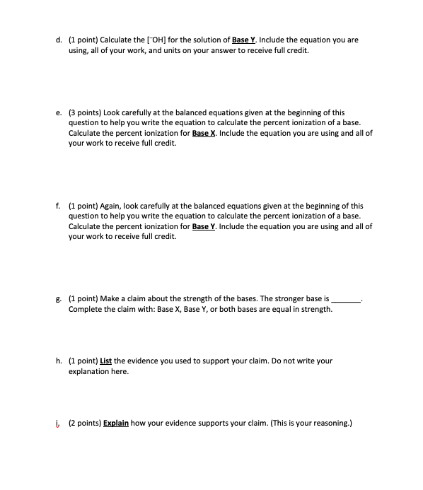 Solved Base X: 2. Suppose you have two flasks containing | Chegg.com