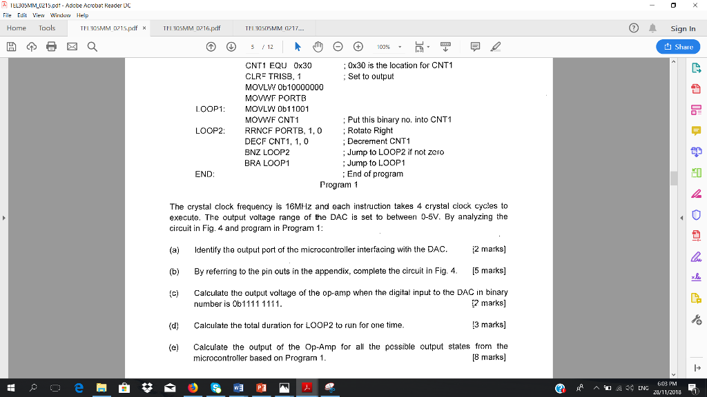 THIS IS MICROPROCESSOR & MIROCONTROLLER SUBJECT PLS | Chegg.com