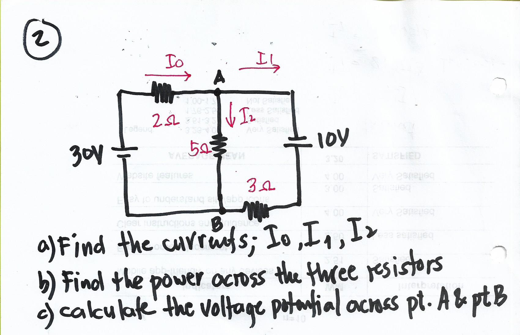 Solved Solution using KCL and KVLa) Find the currents | Chegg.com