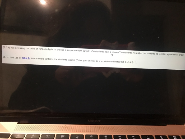 Solved (8.23) You are using the table of random digits to | Chegg.com