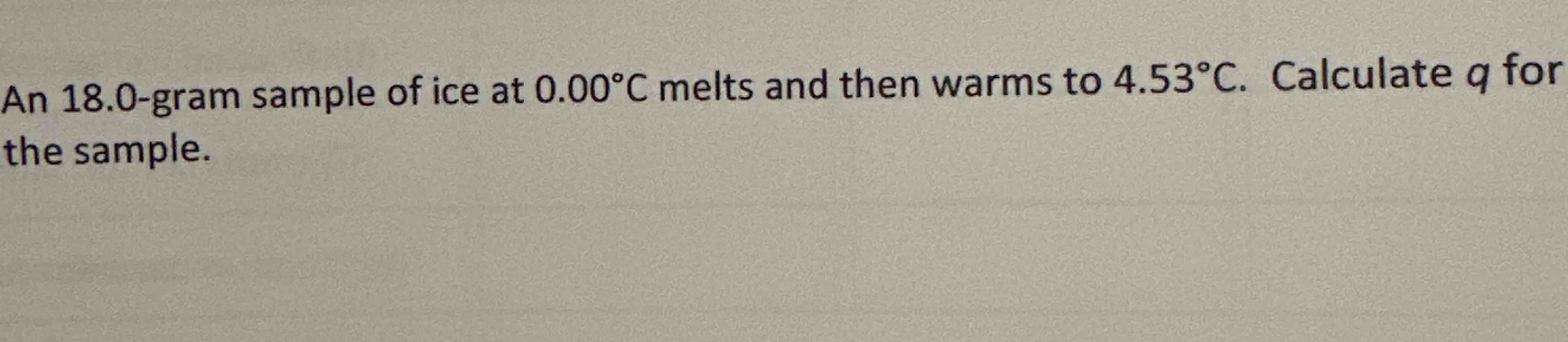 Solved The accepted value for the molar enthalpy of fusion | Chegg.com