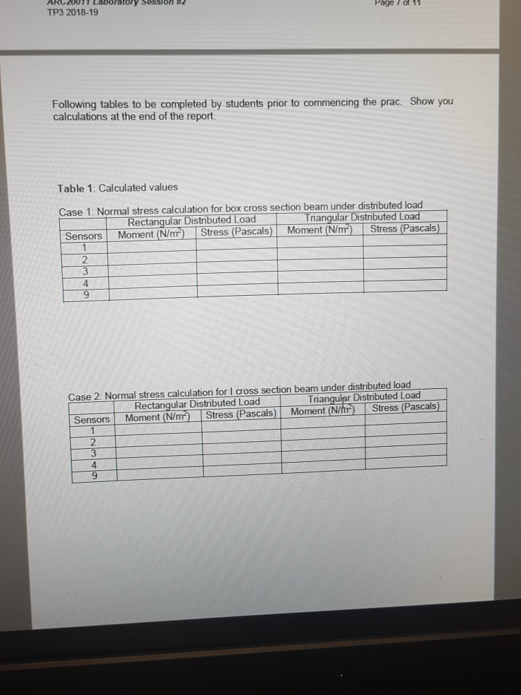 Solved 3) Stress Calculation for a box and I cross section | Chegg.com
