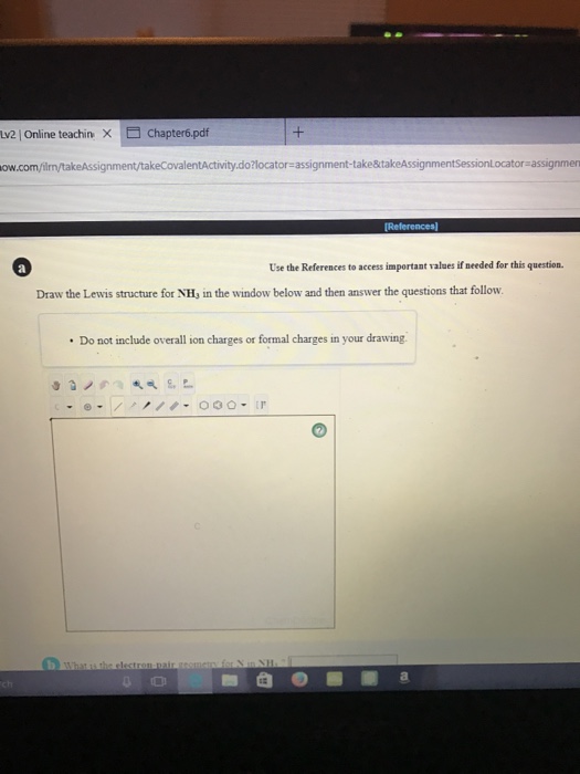 Solved Draw the Lewis structure for NH_3 in the window below | Chegg.com