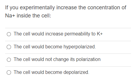 Solved If you experimentally increase the concentration of | Chegg.com
