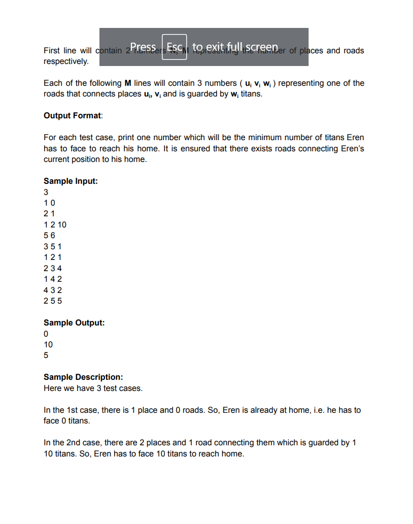 Solved TASK 15 Marks] Oh No! Wall Maria is Breached! Titans | Chegg.com