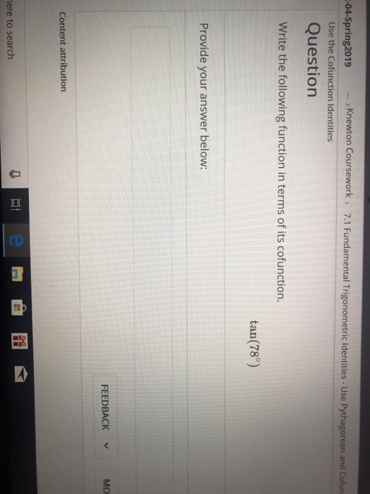 Solved -04-Spring2019 Knewton Coursework 7.1 Fundamental | Chegg.com
