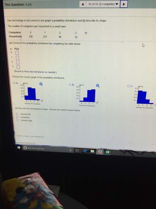 Solved Use technology to (a) construct and graph a | Chegg.com