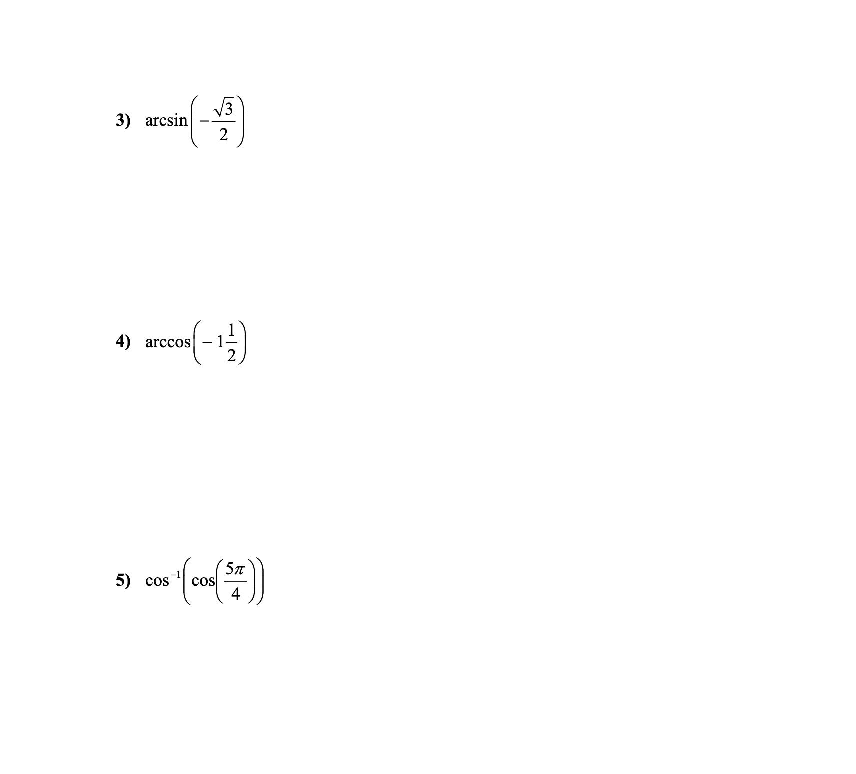 Solved Show me the steps to solve 3, 4 ﻿and 5 ﻿with exact | Chegg.com