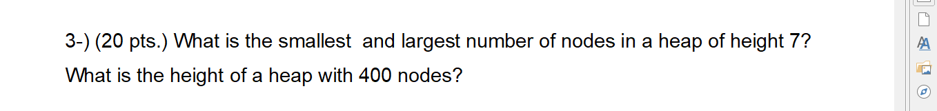 Solved 3-) (20 pts.) What is the smallest and largest number | Chegg.com