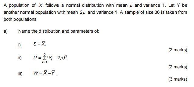 Solved A population of X follows a normal distribution with | Chegg.com