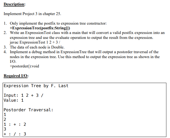 Solved Description Implement Project 3 In Chapter 25 1 