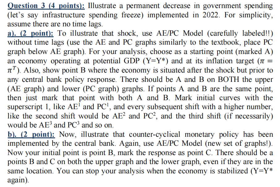 Solved Question 3 (4 points): Illustrate a permanent | Chegg.com