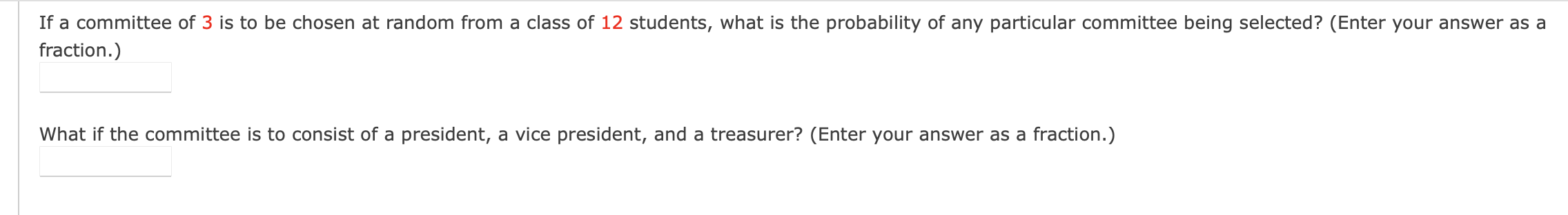 Solved If a committee of 3 is to be chosen at random from a | Chegg.com