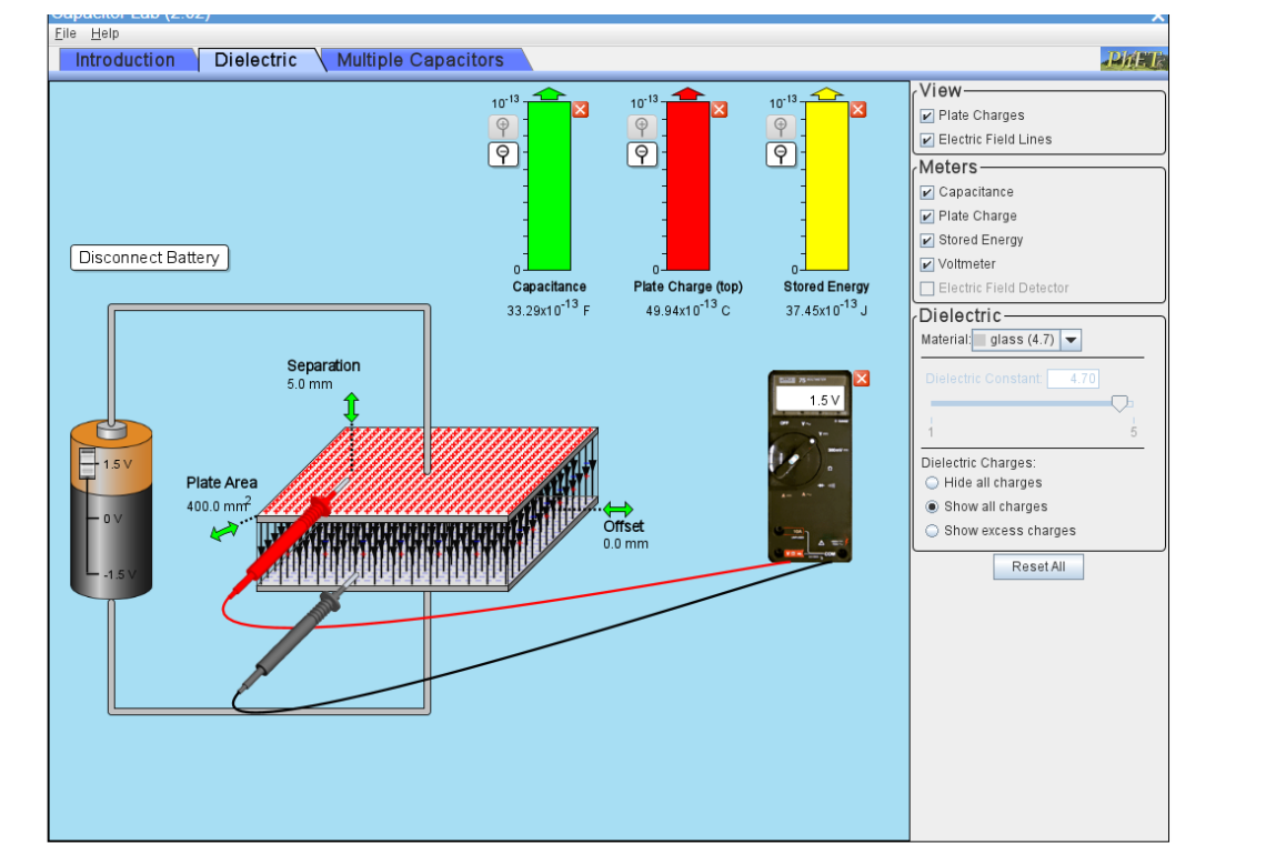 Solved Capacitor Lab (2.02) File Help Introduction | Chegg.com