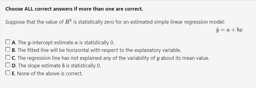 Solved Choose ALL correct answers if more than one are | Chegg.com