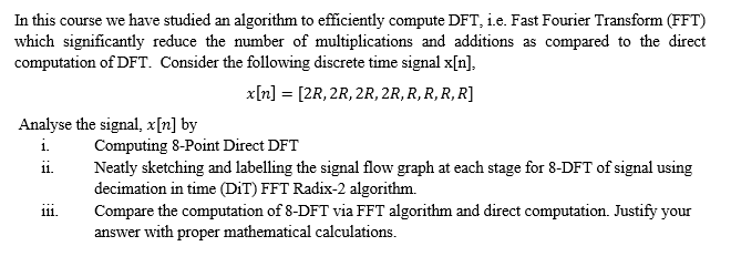 Solved In this course we have studied an algorithm to | Chegg.com