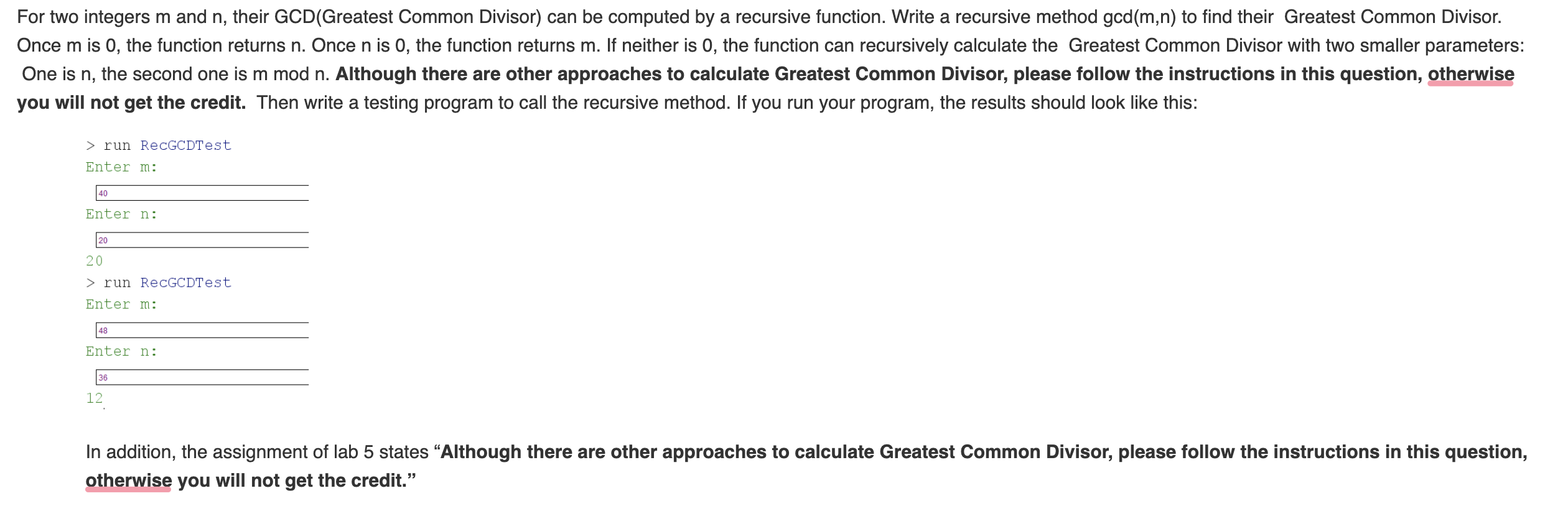 Solved Java Program Therefore The Following Programs Are