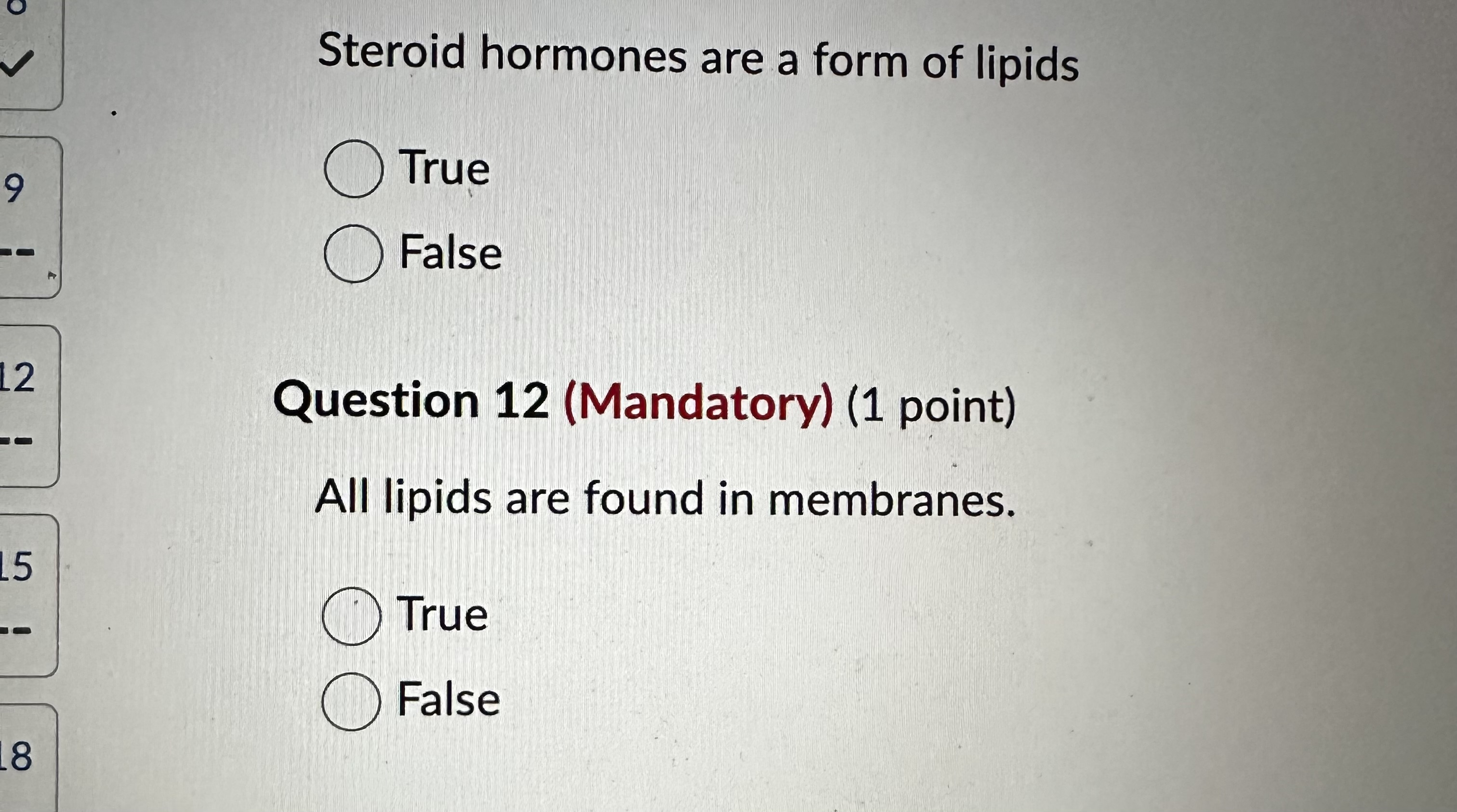 Solved Steroid hormones are a form of | Chegg.com