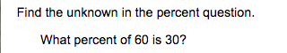 Solved Find the unknown in the percent question. What | Chegg.com