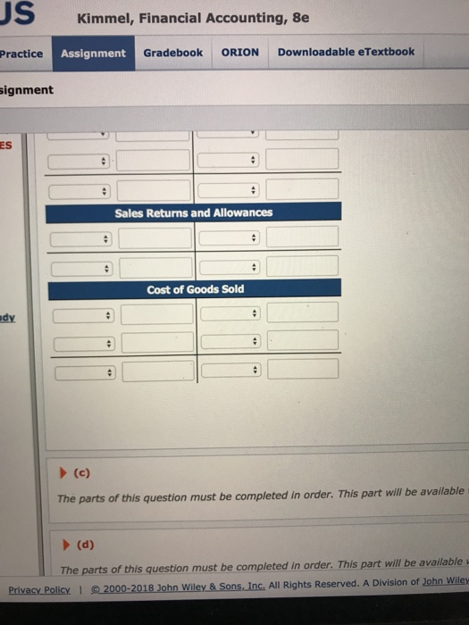 Solved Problem 5-3A (Part Level Submission) transactions | Chegg.com
