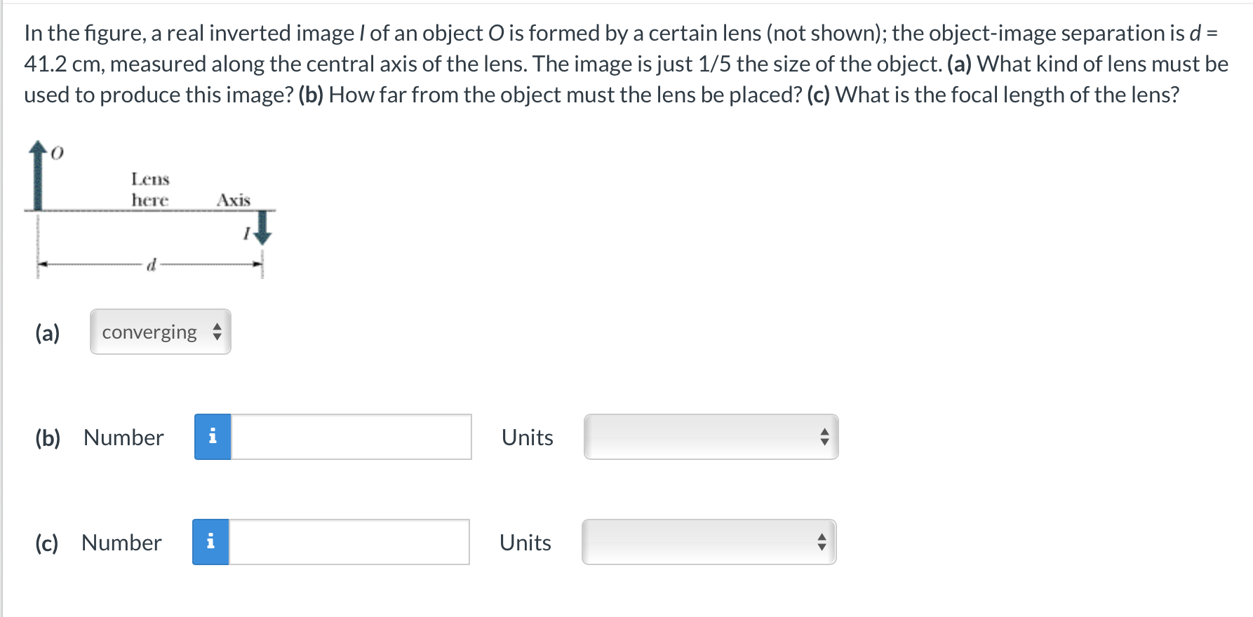 Solved In the figure, a real inverted image l of an object O | Chegg.com