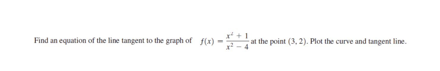Solved Find an equation of the line tangent to the graph of | Chegg.com