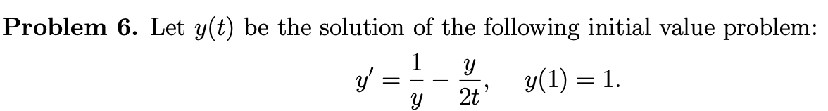 Solved Find an approximate value of y(2) by using Euler’s | Chegg.com