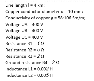 + A 1 400 UA R1 0.002 L1 -+ B 400 UB 5 R2 0.005 L2 + | Chegg.com