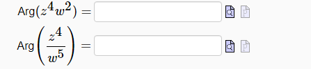 Solved Arg(z4w2)=Arg(w5z4)=Let z and w be complex numbers | Chegg.com