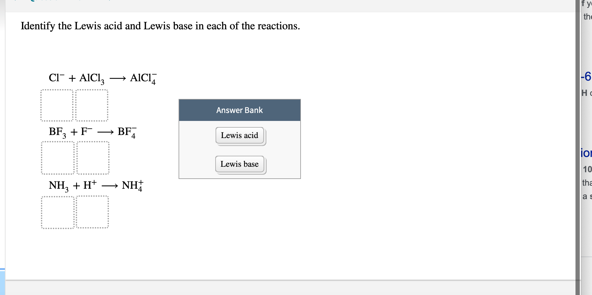 Solved Acidic Basic Neutral Answer Bank NaF LiC104 NH4C104 | Chegg.com