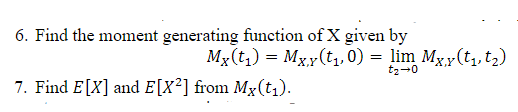 Solved Let the 2-dimensional random variables (X, Y) have | Chegg.com