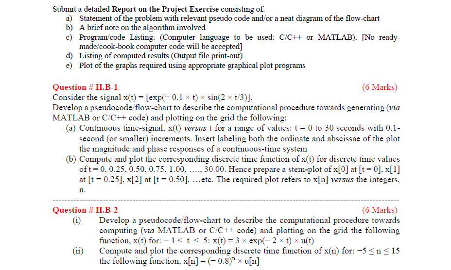 Solved Submit a detailed Report on the Project Exercise | Chegg.com